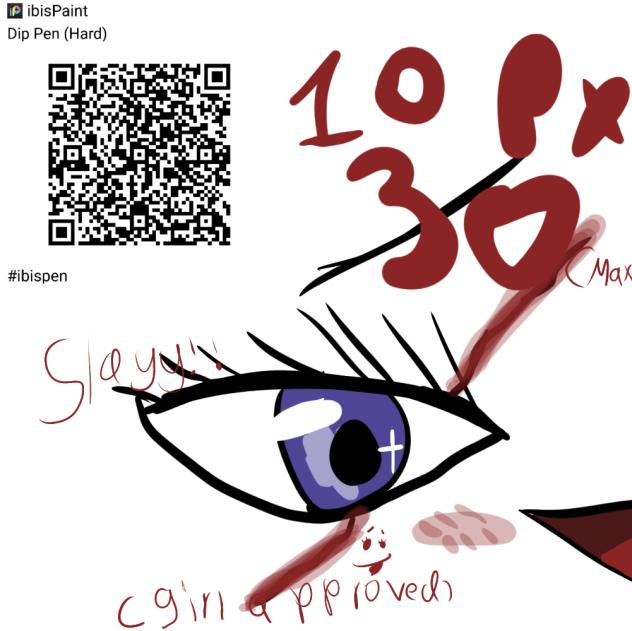 Dip Pen (Hard) brushie - ibisPaint