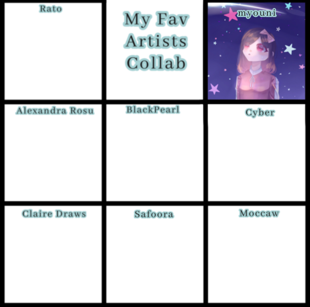 Fav artist collab update myouni - ibisPaint