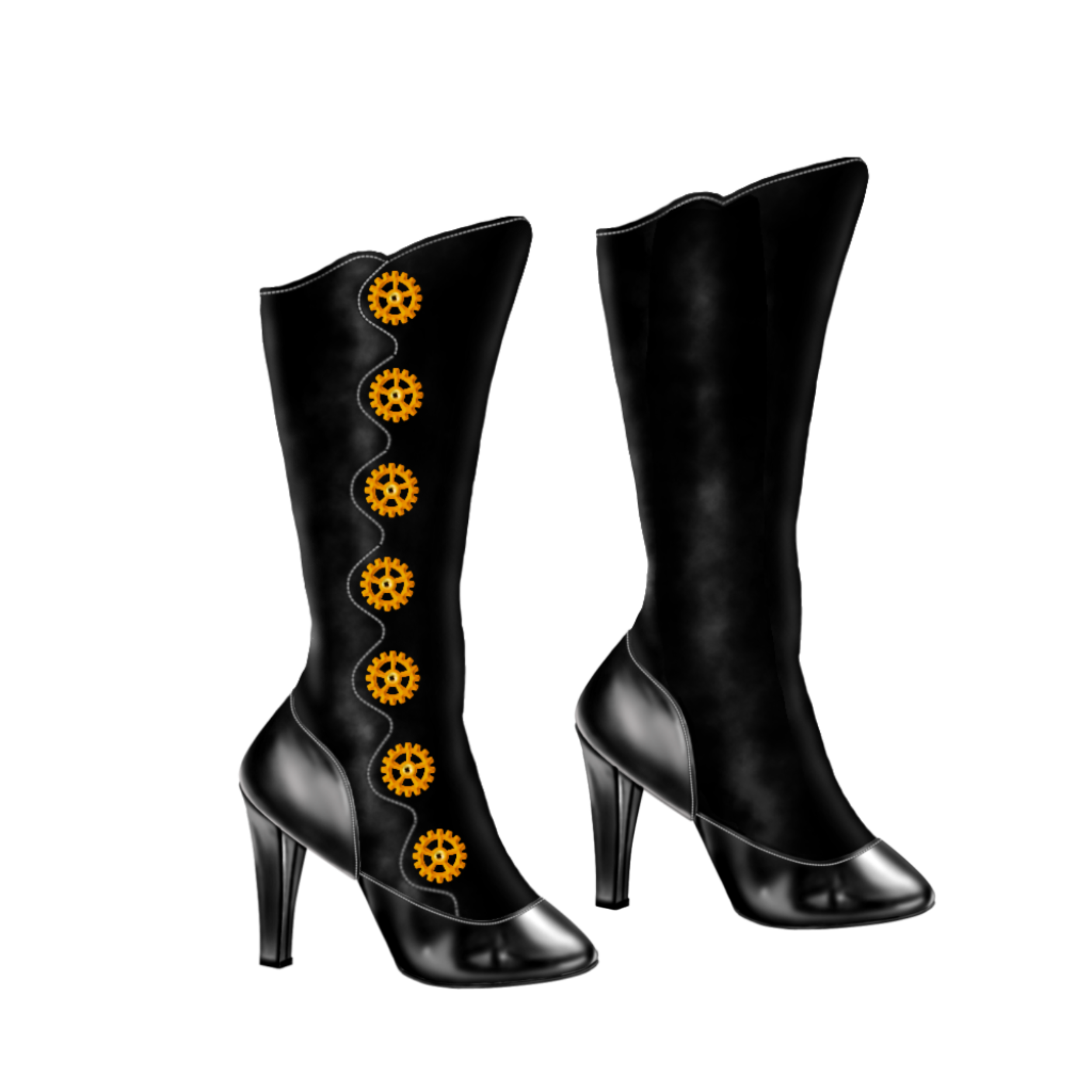 Steampunk shoes - ibisPaint