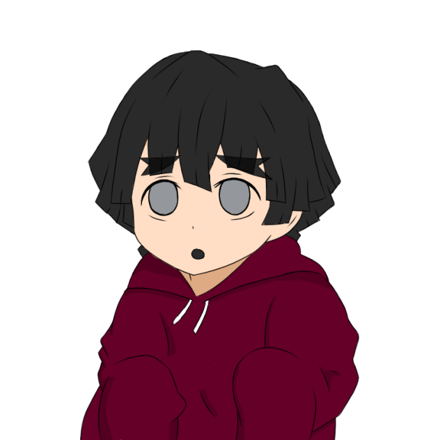 Scared little boy - ibisPaint