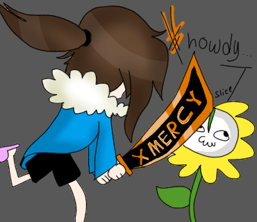 Kill Flowey with Kindness - ibisPaint