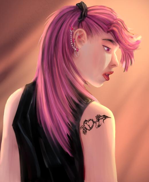 My 1st OC from ~2018-2019 - ibisPaint