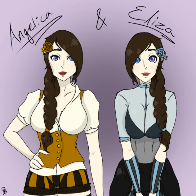 Angelica and Eliza - ibisPaint