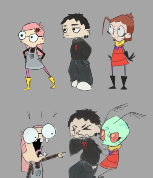 Invader zim oc sheet - ibisPaint