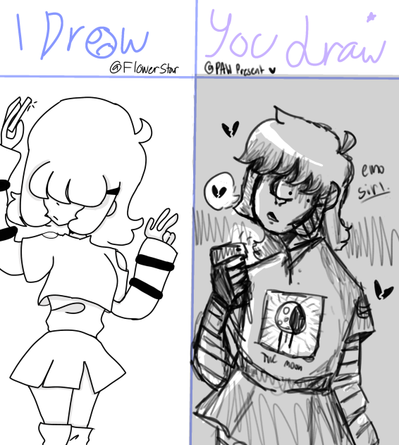 🖤💖 I draw, You draw Entry 💖🖤 - ibisPaint
