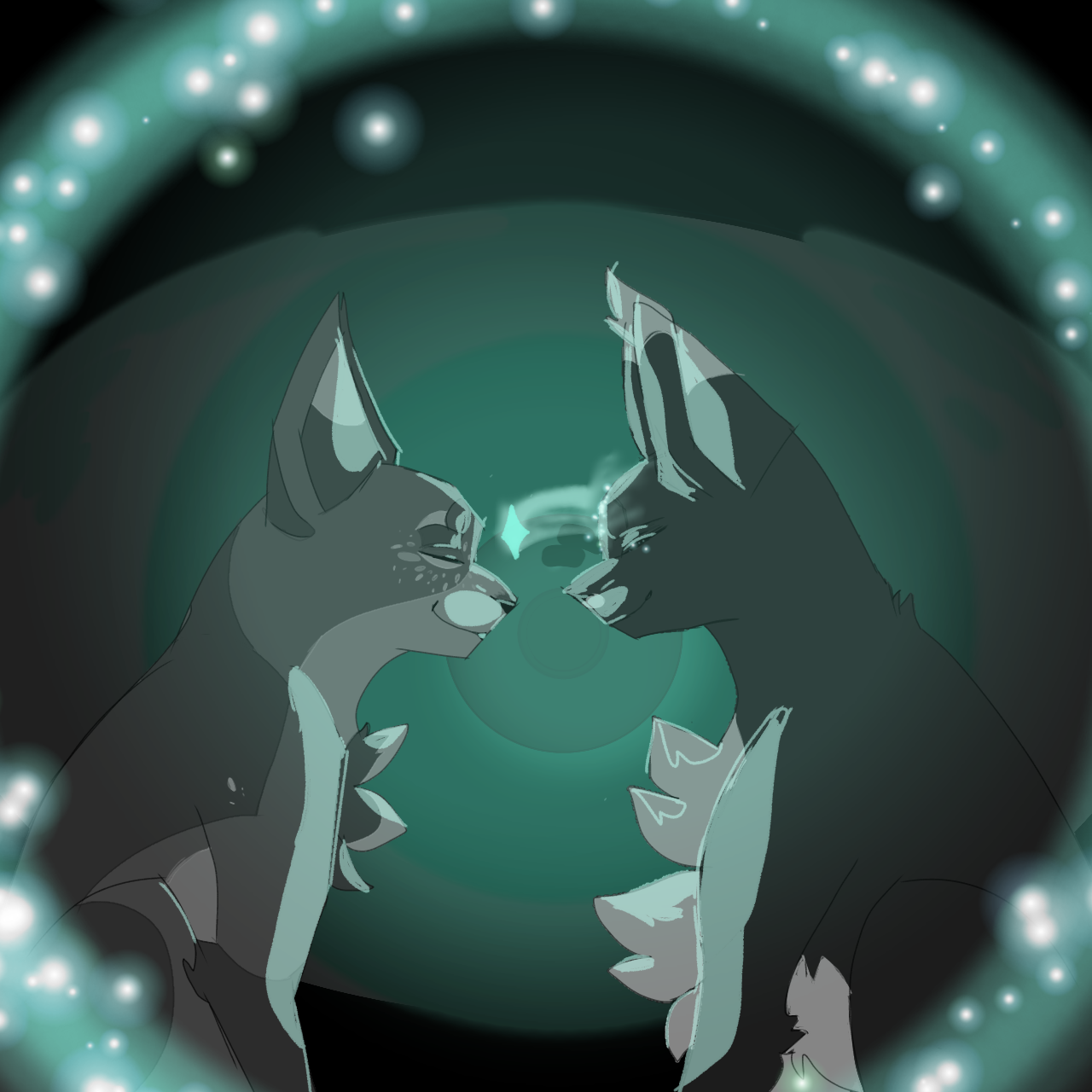 passing stars - ibisPaint