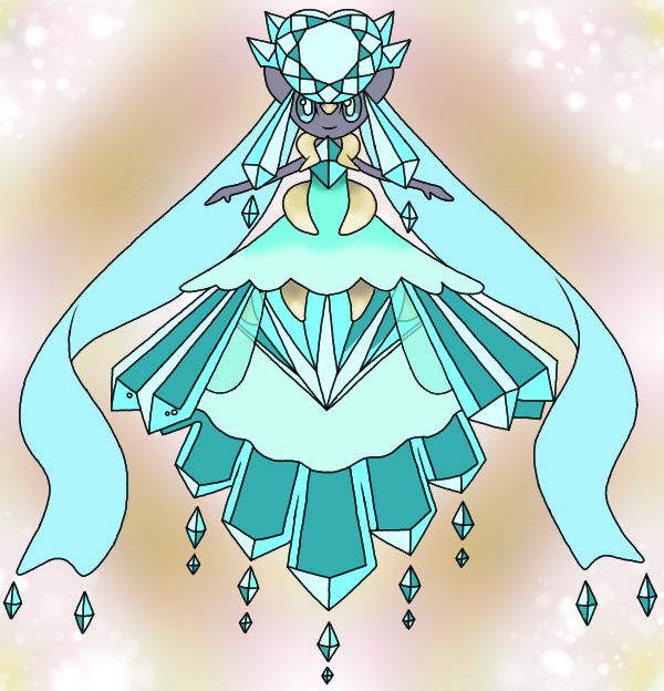 IceHeart the diancie Mega Evolution - ibisPaint