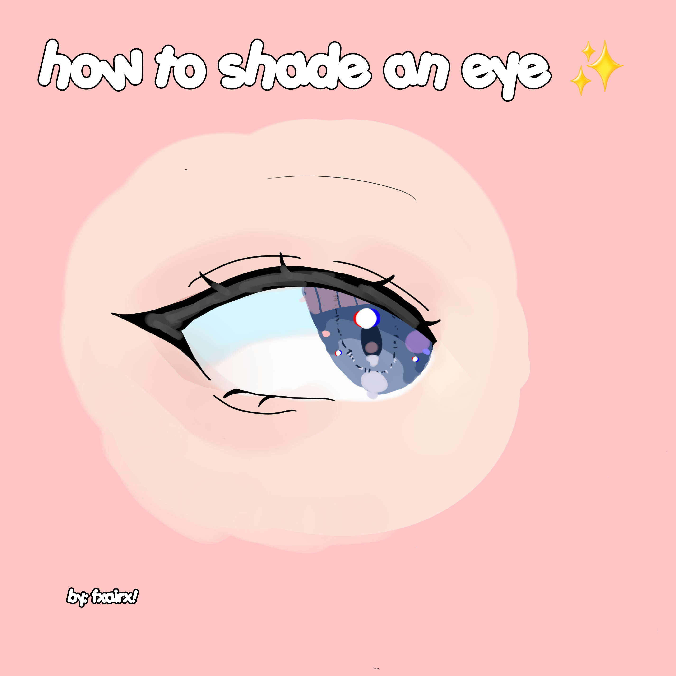 how to shade an eye - ibisPaint