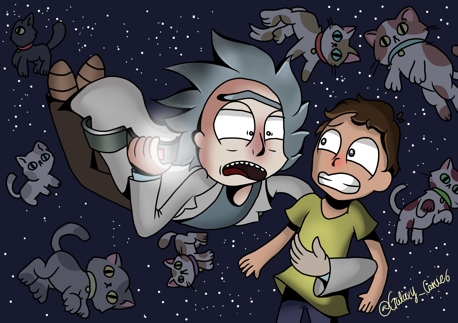 Rick and Morty x3 - ibisPaint