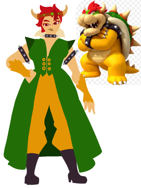 Female & Human Bowser Design - ibisPaint