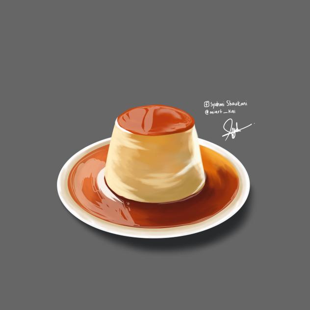 Caramel Pudding - ibisPaint