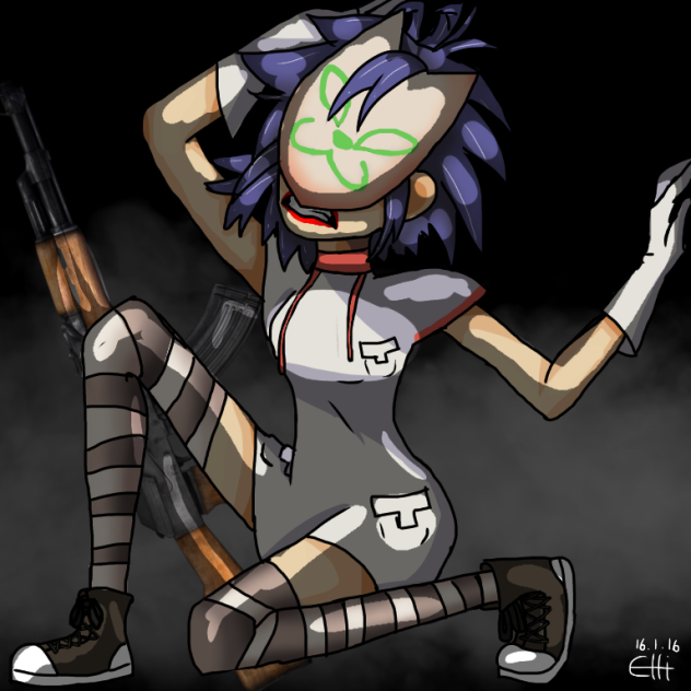 noodle from gorillaz - ibisPaint