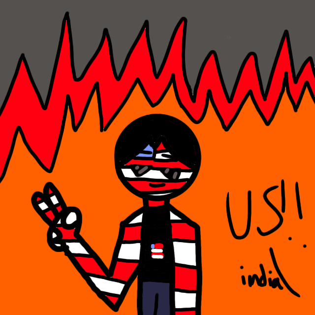 US commiting arson - ibisPaint
