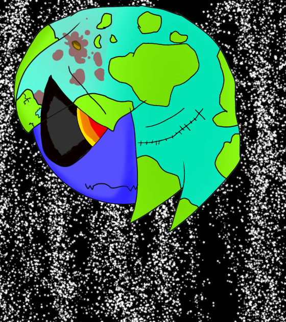 angry earth 🌎 - ibisPaint