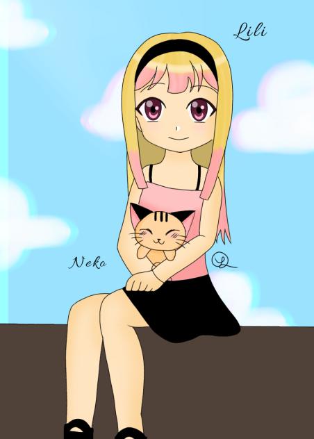Lili and Neko - ibisPaint