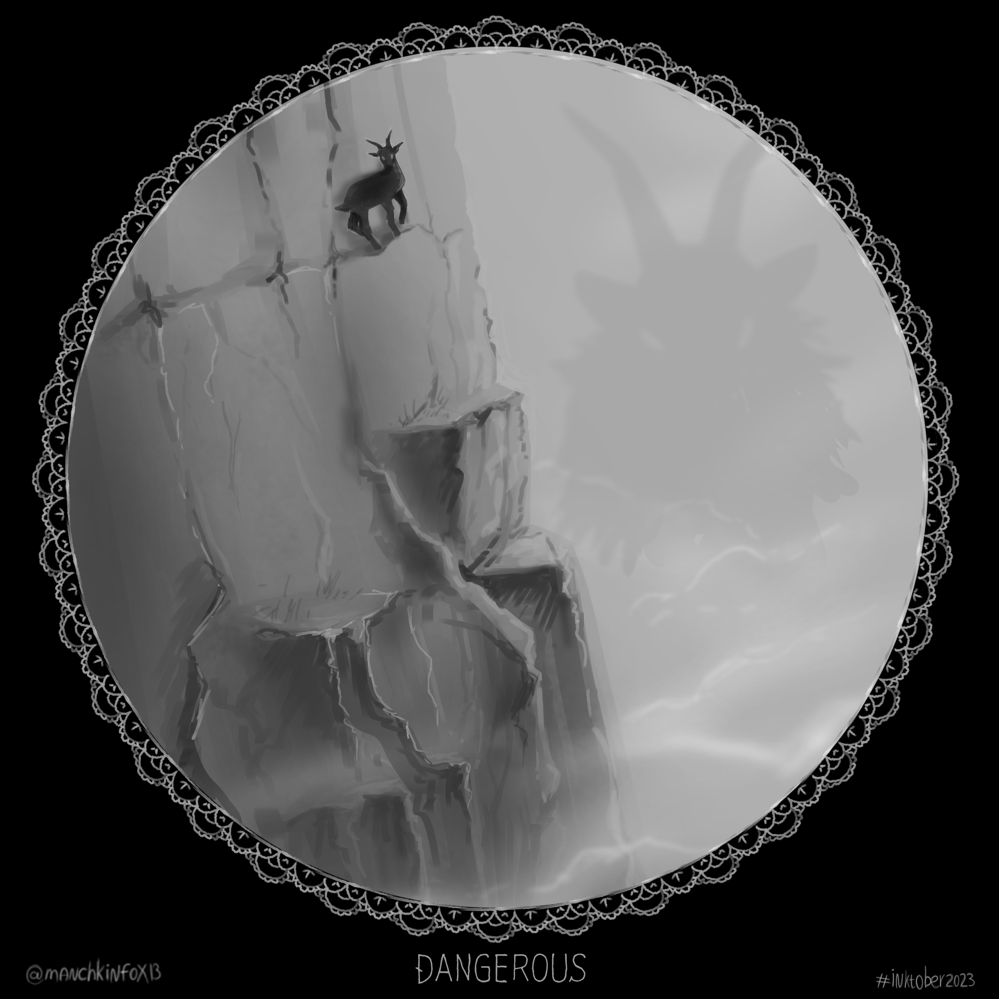 INKTOBER Dangerous - ibisPaint