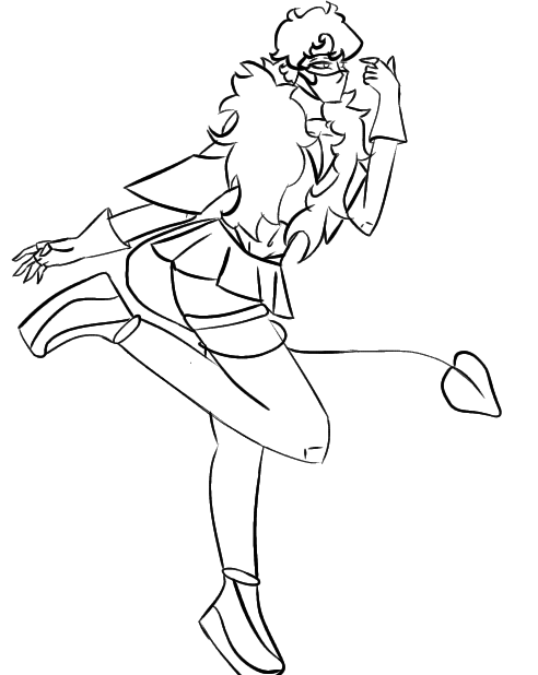 random line art - ibisPaint