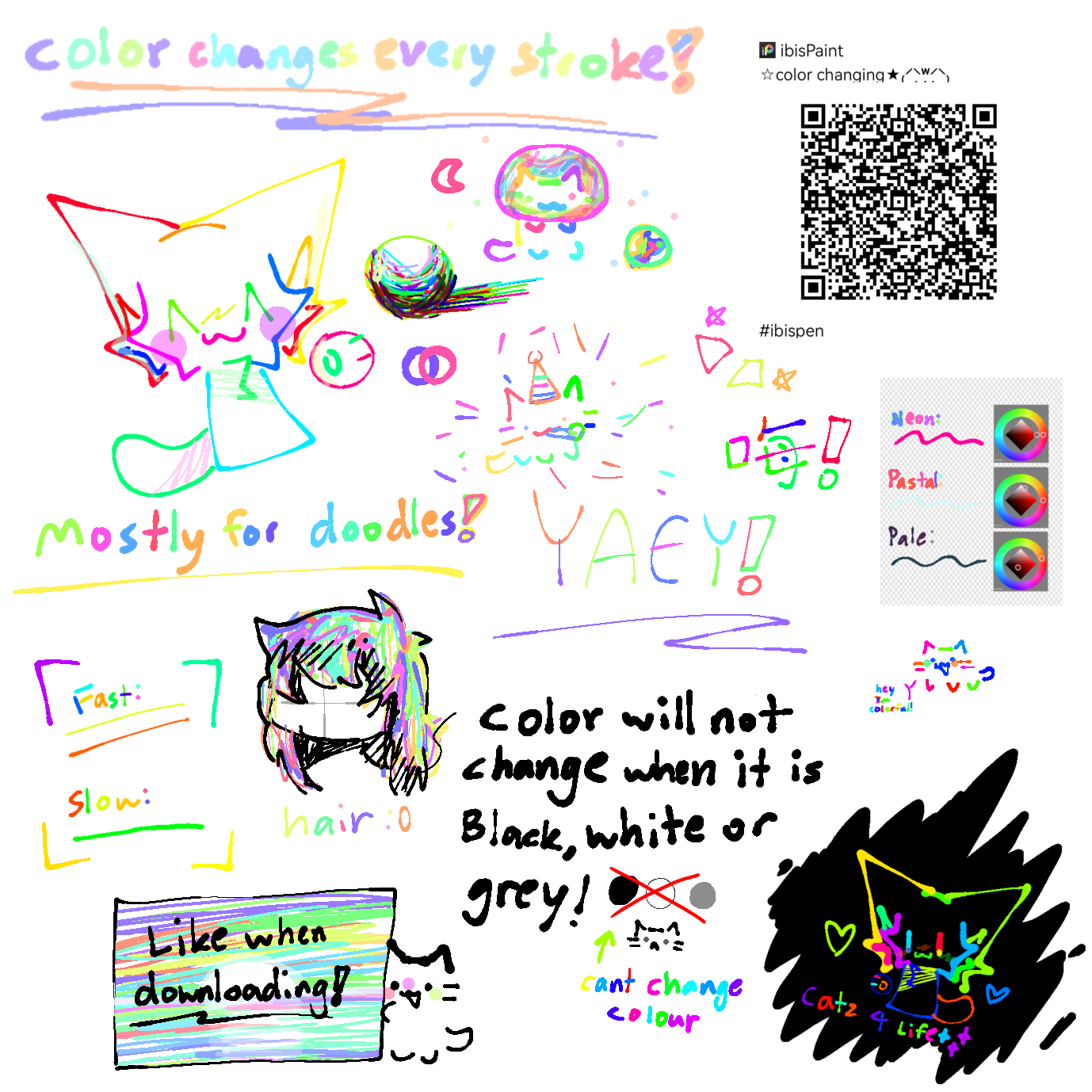 color changing brush 变色笔 ★ - ibisPaint