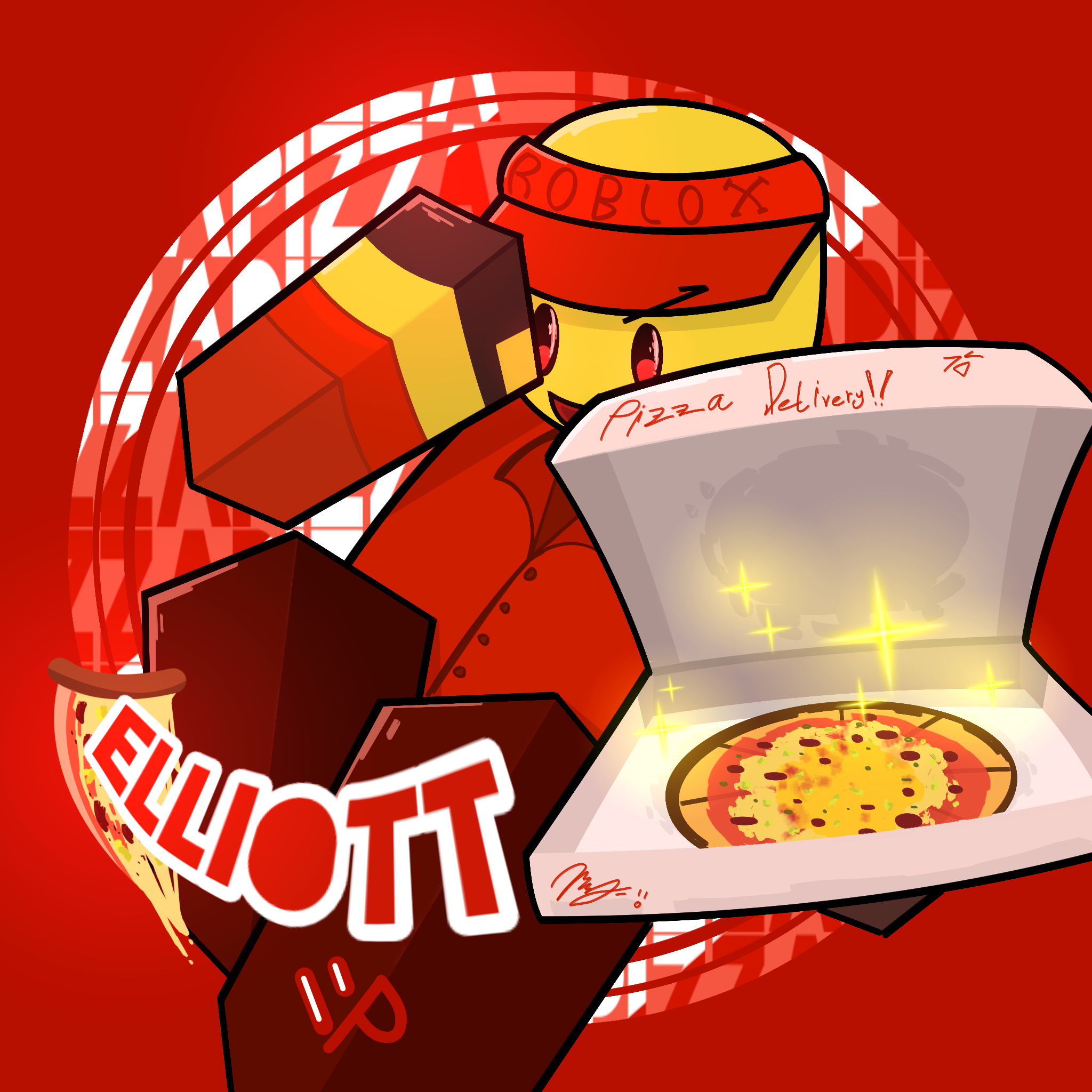 Pizza is coming III 🍕 - ibisPaint