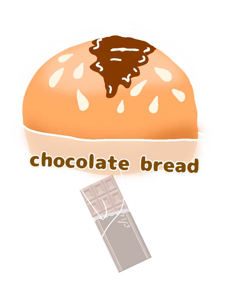 chocolate bread - ibisPaint