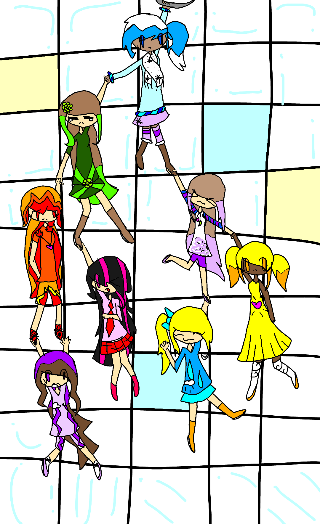 The Falling Team - ibisPaint