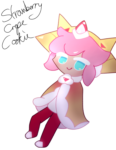 Strawberry Crepe Cookie - ibisPaint