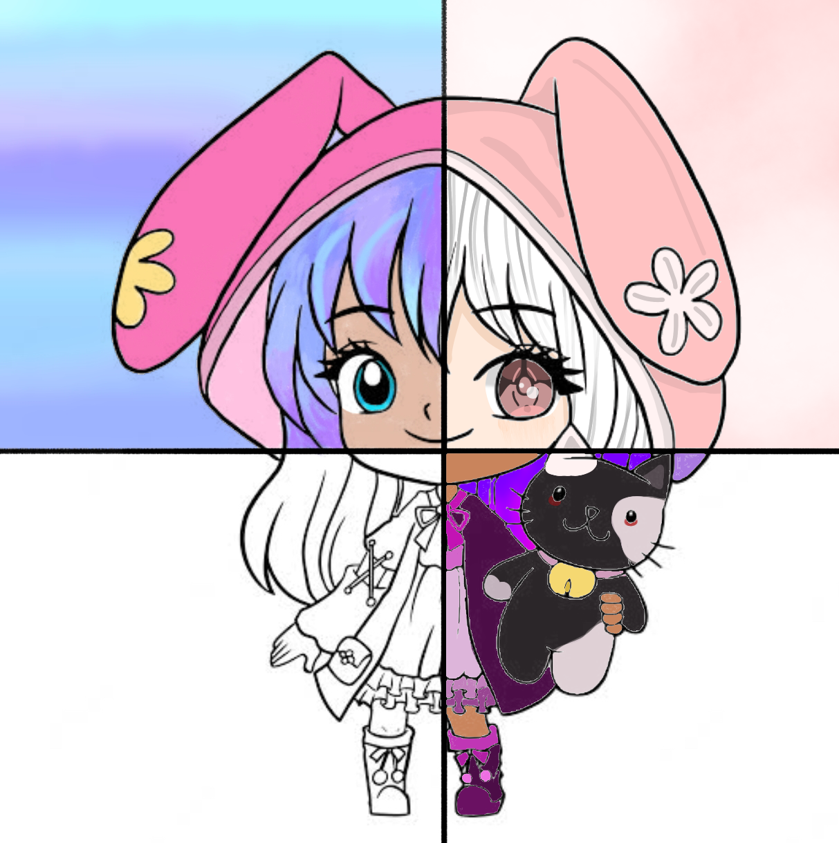 weird gacha Collab - ibisPaint