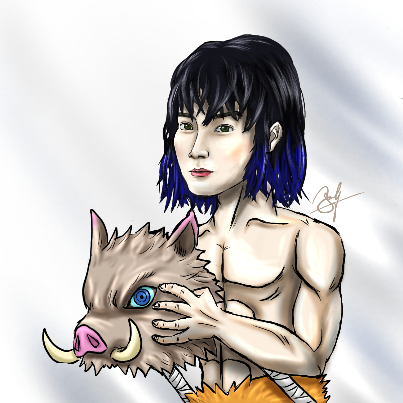 Inosuke x BTS' Jungkook - ibisPaint