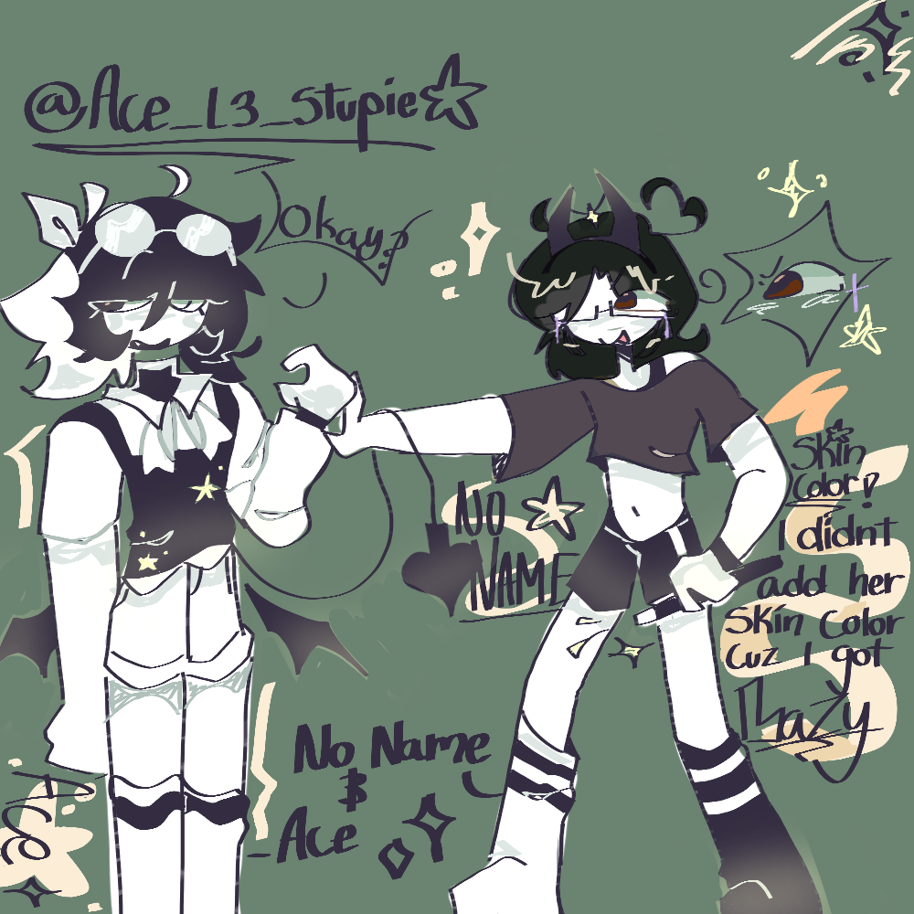 No Name and Ace♤ - ibisPaint