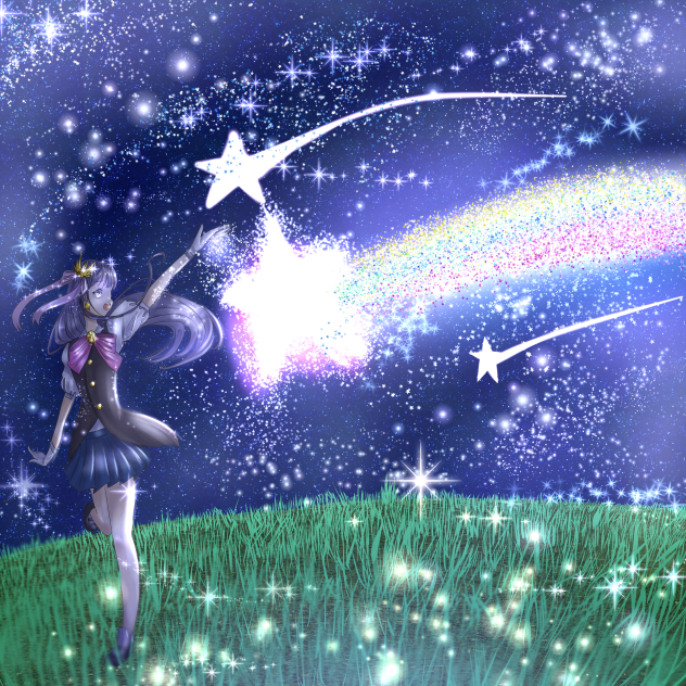 Shooting stars 🌠 - ibisPaint