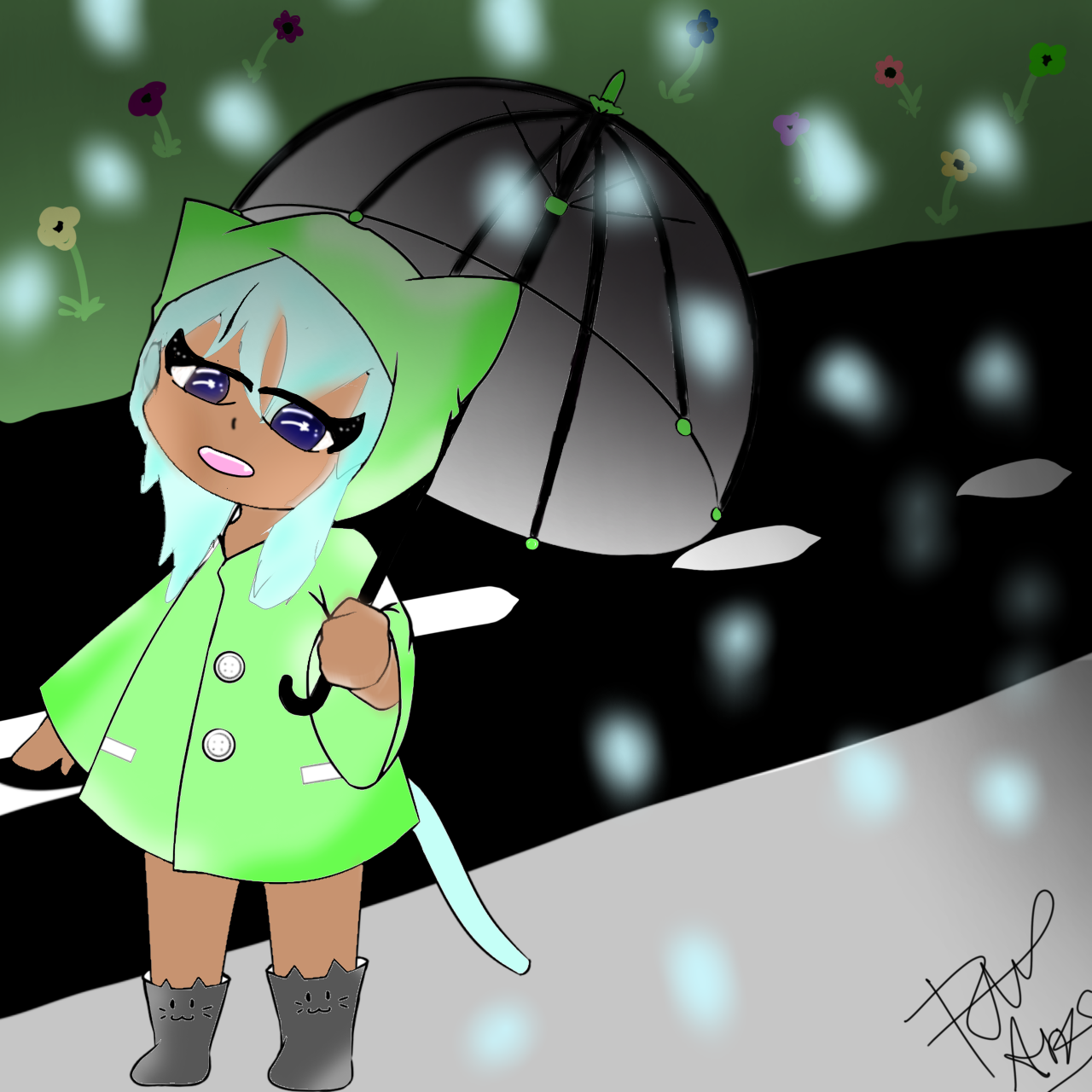 Shooting star - ibisPaint