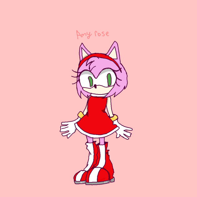 Amy rose - ibisPaint