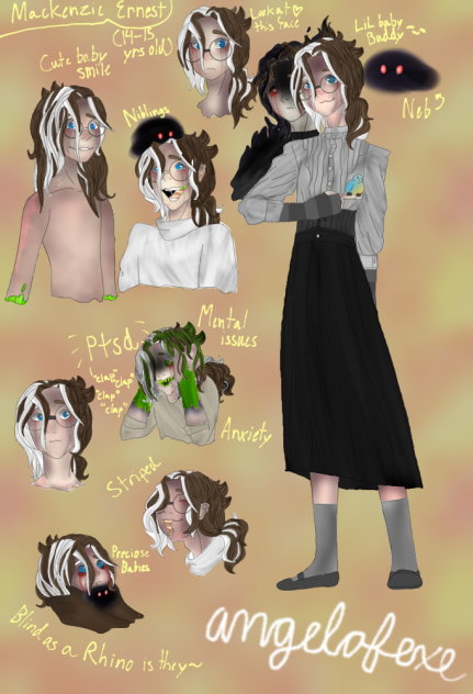 Mackenzie’s redesign reference sheet two - ibisPaint