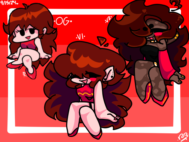 •Girlfriend Sitting Rework• - ibisPaint