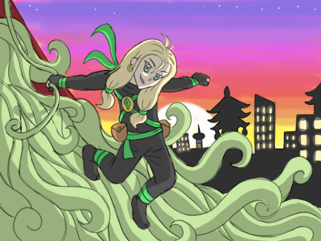 My ninjago oc, Ava! - ibisPaint