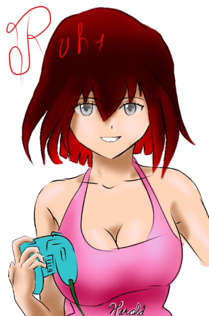 speed painting of rwby - ibisPaint