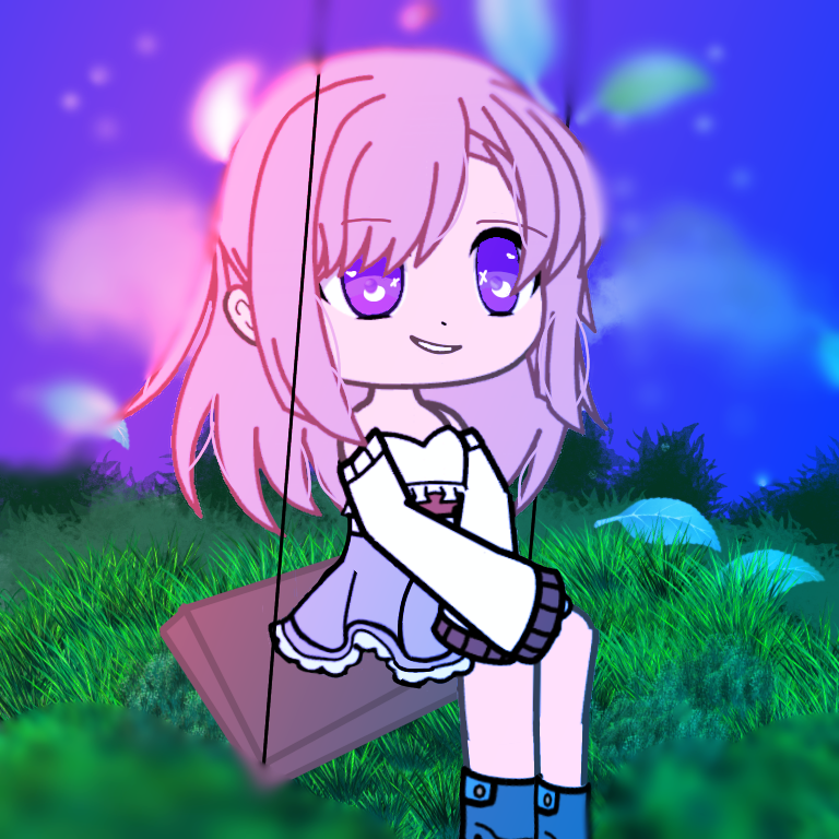 On a swing - ibisPaint