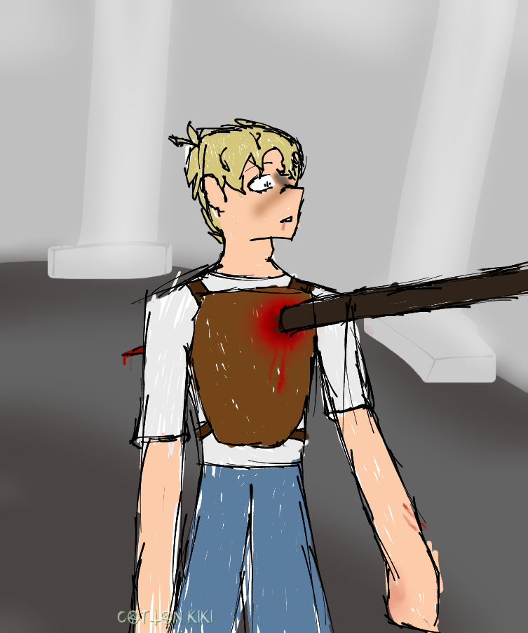 Poor Zack 🩸🤎💙 - ibisPaint