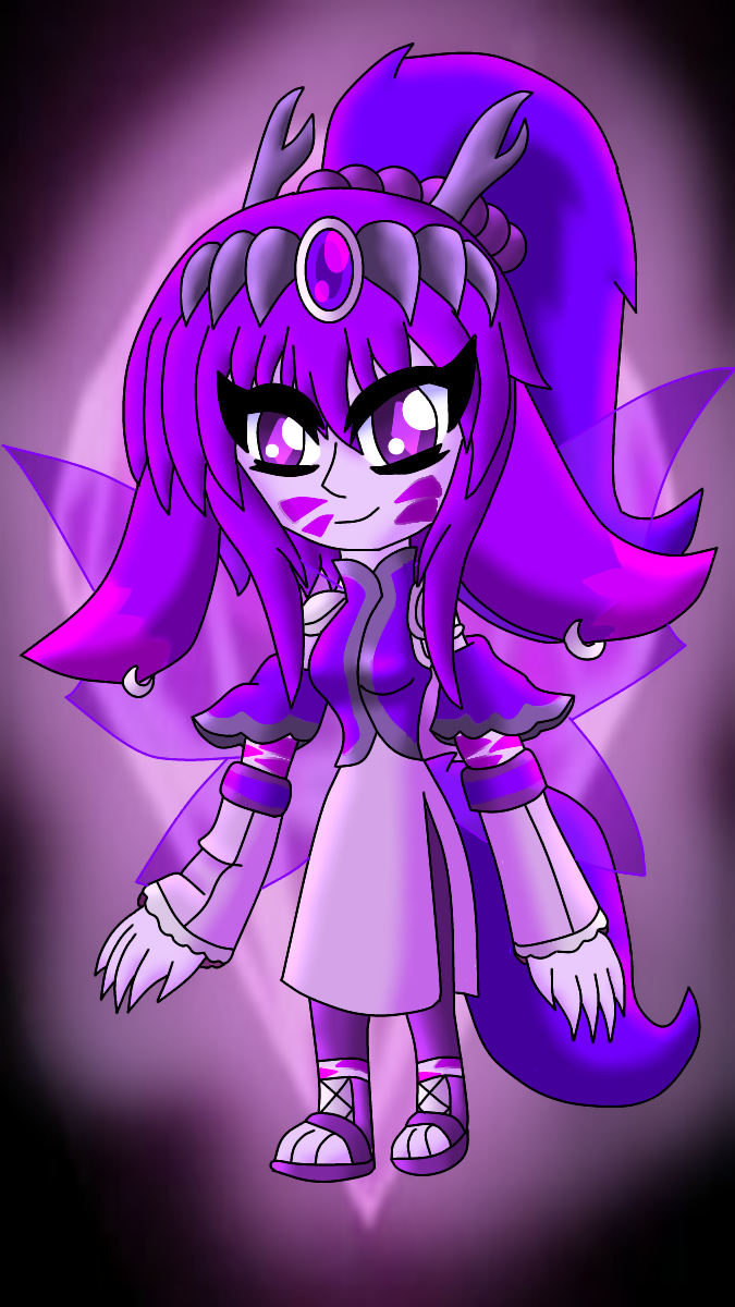 Jinx the purple chaos fairy - ibisPaint