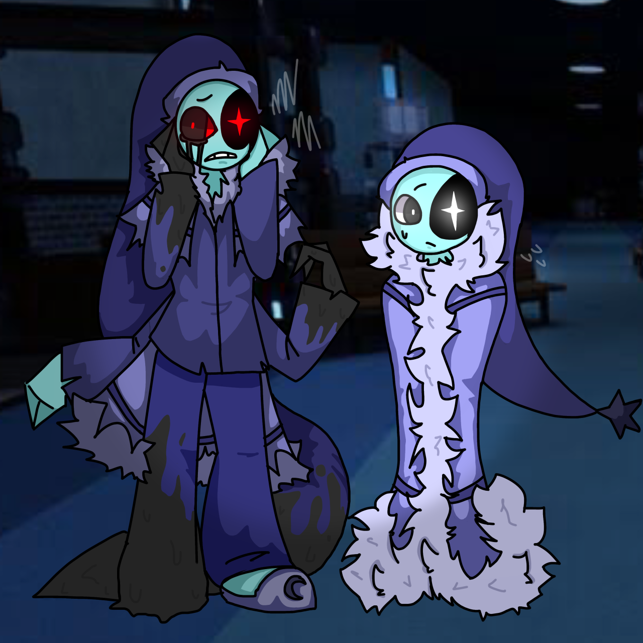 Astro and twisted astro - ibisPaint