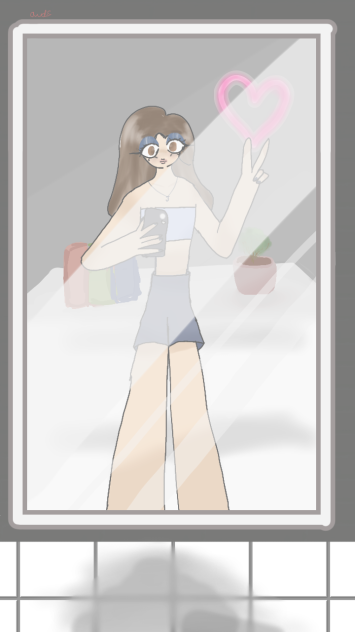 mirror pic - ibisPaint