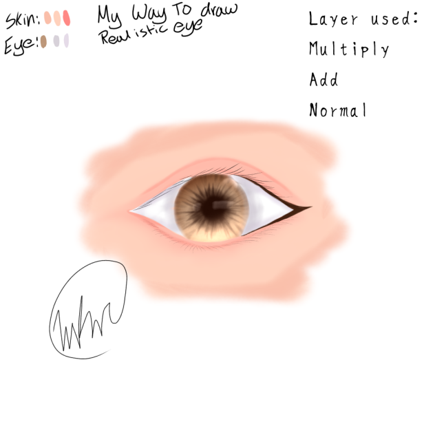 Realistic Eye Tutorial - ibisPaint