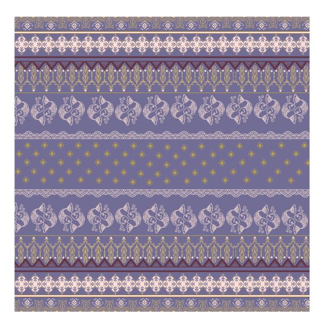 Aqua Siam Traditional Material by Gogi - ibisPaint