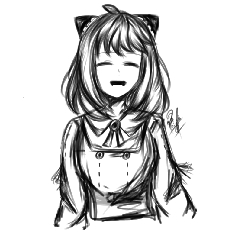 anya forger (pen fade) - ibisPaint