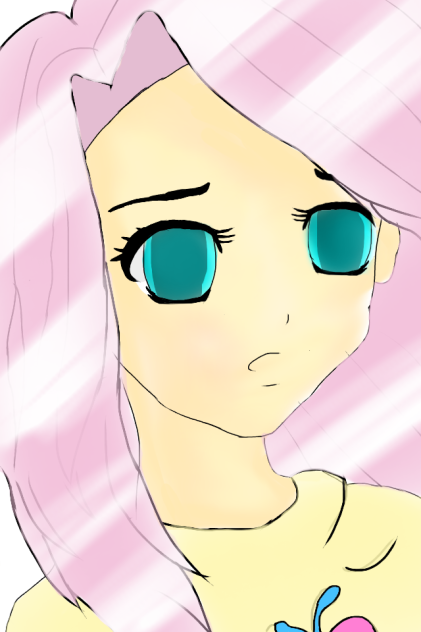 Human Fluttershy speeddraw - ibisPaint