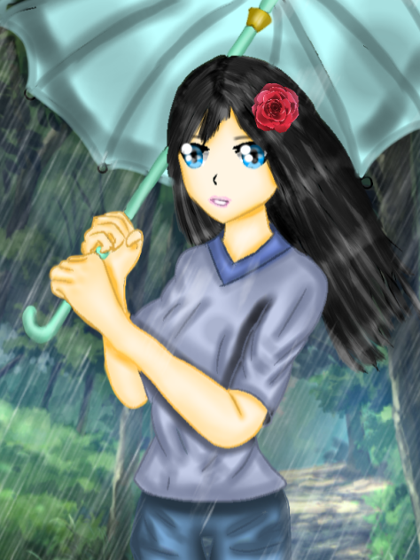 Umbrella Girl - ibisPaint