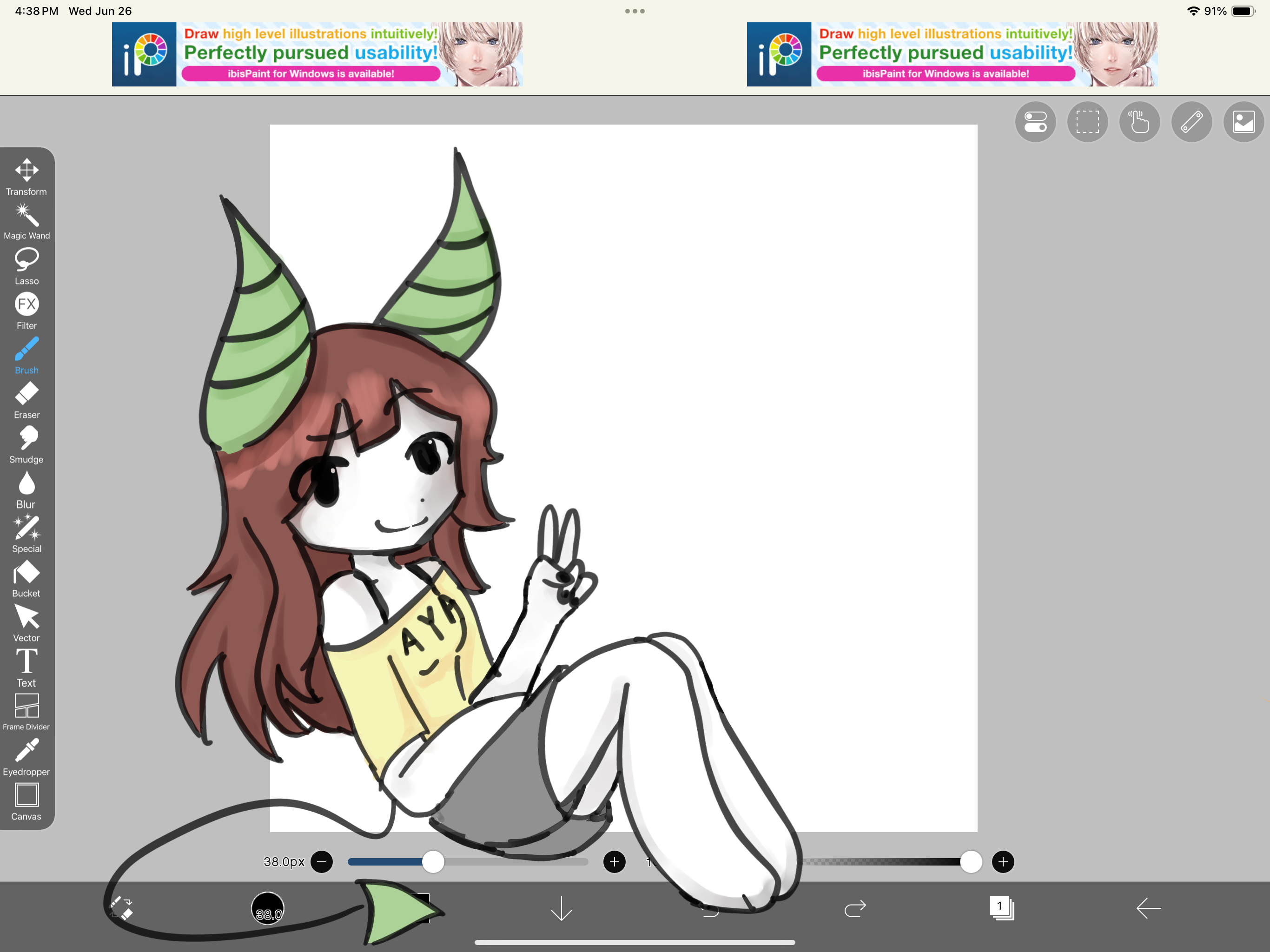 a living, throbbing, drawing - ibisPaint