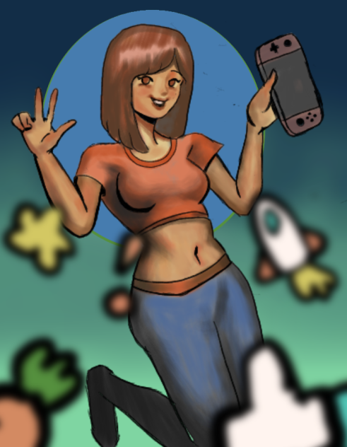 Gamer Girl - ibisPaint