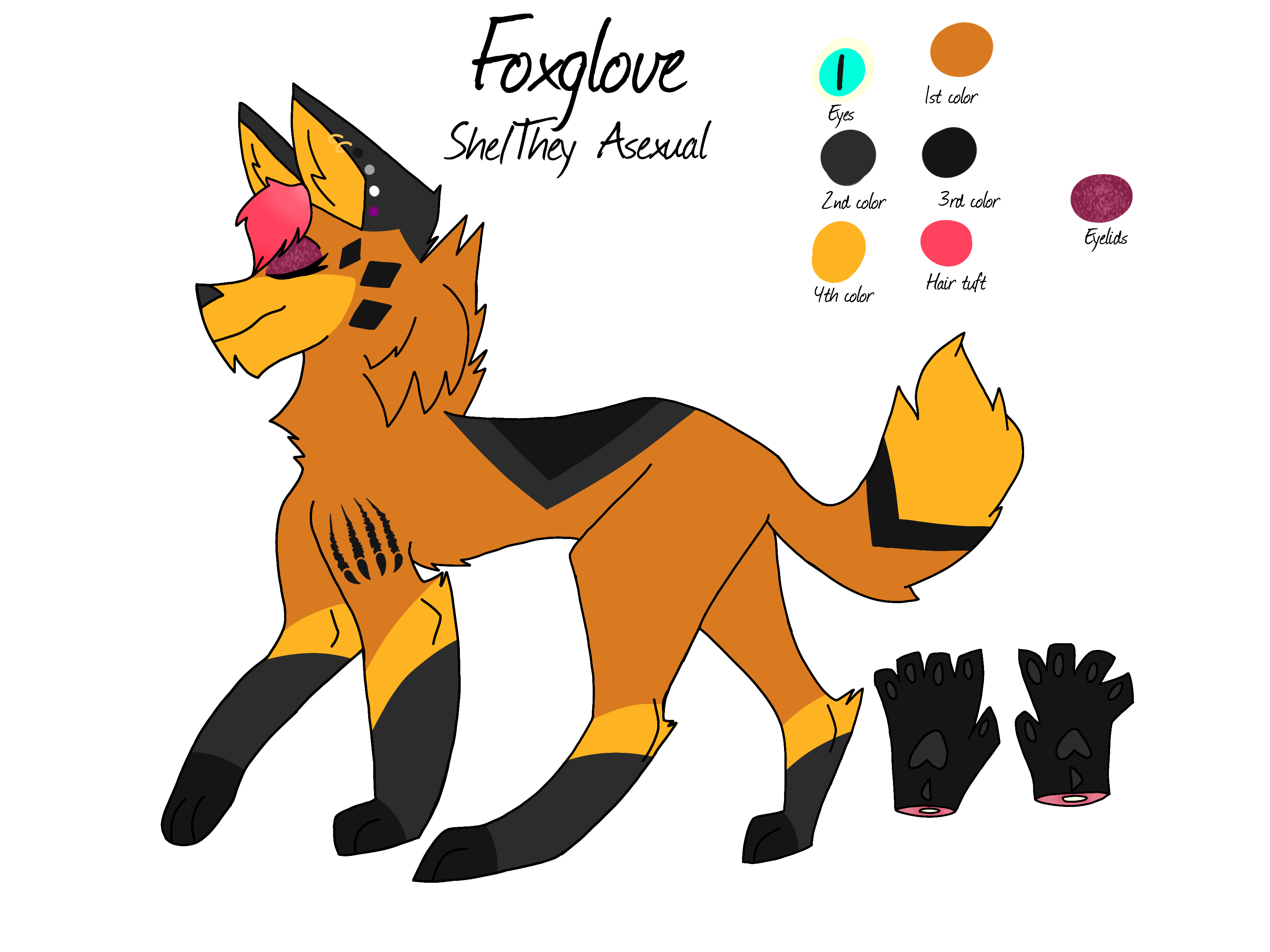Foxglove ref - ibisPaint