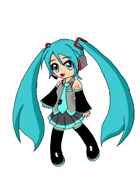 Hatsune Miku Chibi - ibisPaint